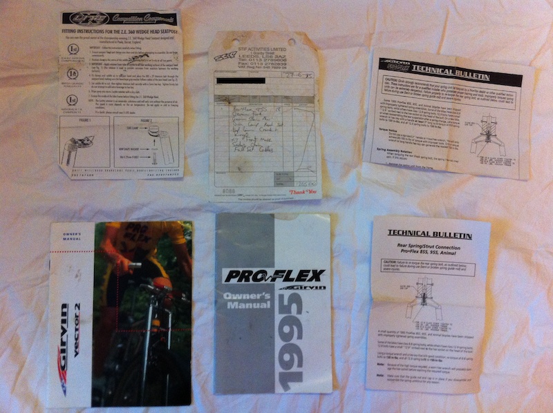 SOLD:Proflex 955, Hope, X-Lite, Ringle, Topline..white tyres | Retrobike